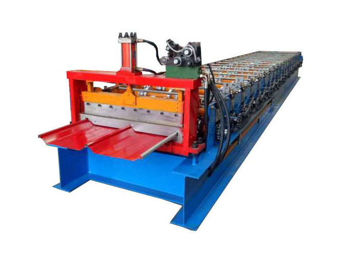 Cr12 Cutter Standing Seam Roll Forming Machine Self Lock Plate Feeding ...